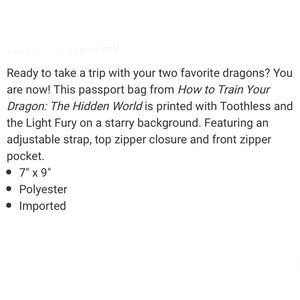 Dreamworks | Bags | Dreamworks How To Train Your Dragon Toothless Light ...